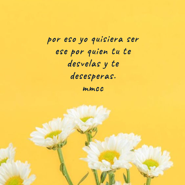 Frase #464137: por eso yo quisiera ser ese por quien tu te desvelas y ...
