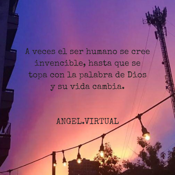 Frase #543948: A veces el ser humano se cree invencible, hasta que se ...