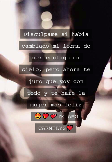 Frase #679697: Disculpame si habia cambiado mi forma de ser contigo mi ...